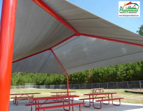 Square & Rectangle Hip Shade Structures - Playground Shade and ...