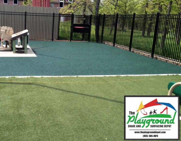 Pour in Place Rubber Surfacing - PIP - Playground Shade and Surfacing Depot