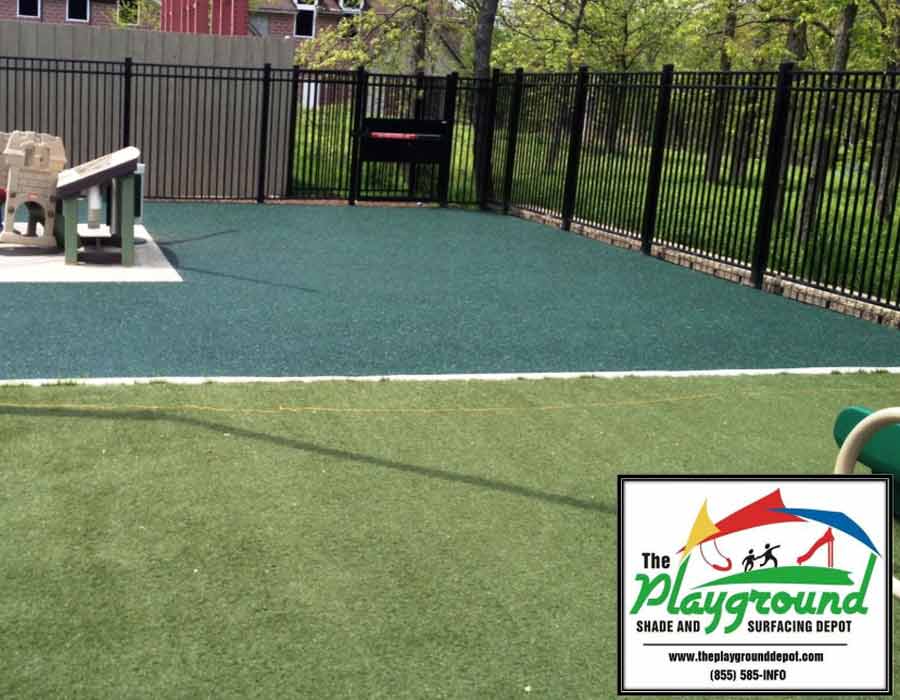 Pour in Place Rubber Surfacing - PIP - Playground Shade and Surfacing Depot