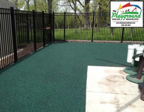 Pour in Place Rubber Surfacing - PIP - Playground Shade and Surfacing Depot