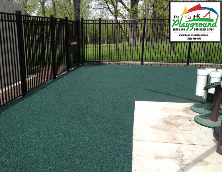 Pour in Place Rubber Surfacing - PIP - Playground Shade and Surfacing Depot